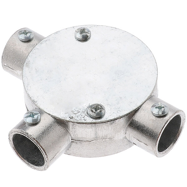 Коробка AAB3502 распаечная 3 ввода 1/2 алюминиевая зажим винтом ; да;1 60212322; Коробка AAB3752 распаечная 3 ввода 3/4 алюминиевая зажим винтом (3 шт. в комплекте)