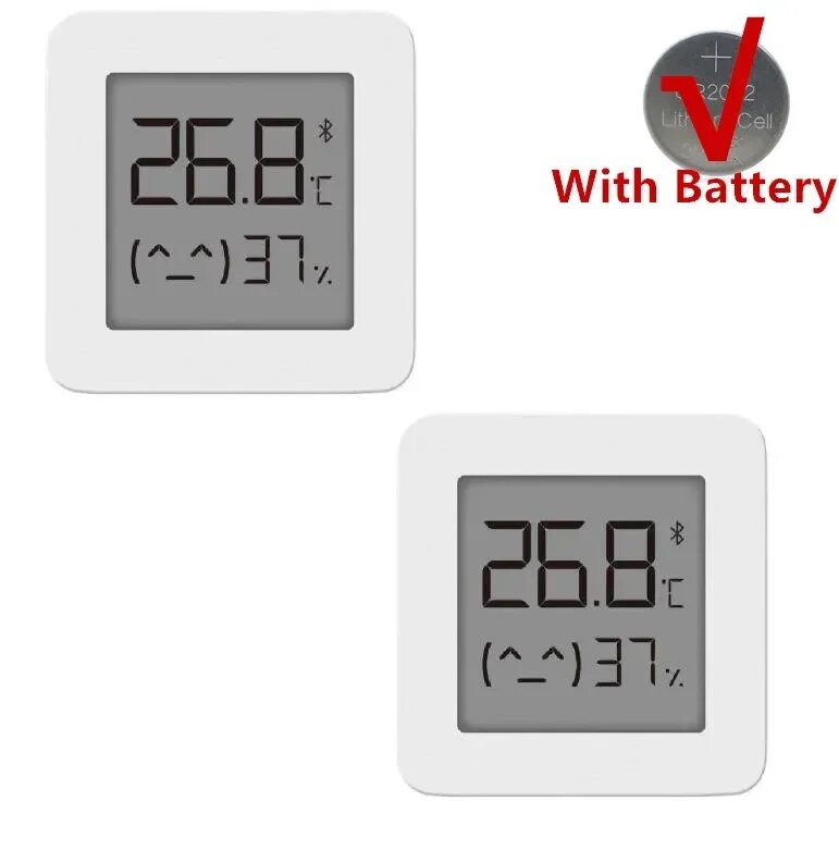 Xiaomi Mijia Bluetooth Термогигрометр LYWSD03MMC 2pcs