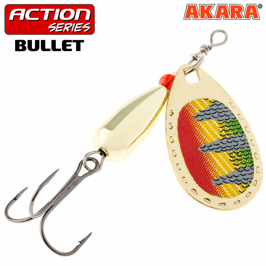 Блесна вращ. Akara Action Series Bullet 2 6 гр. 1/5 oz. A29