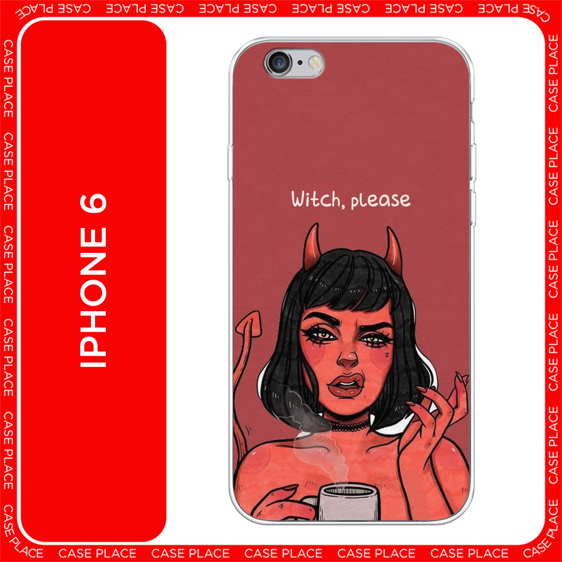 Чехол на Apple iPhone 6S / Айфон 6S с принтом Evil Girl