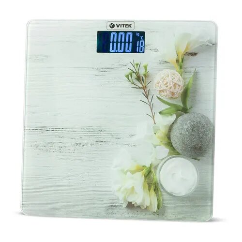 Напольные весы Vitek VT-8077, до 180кг, цвет: рисунок