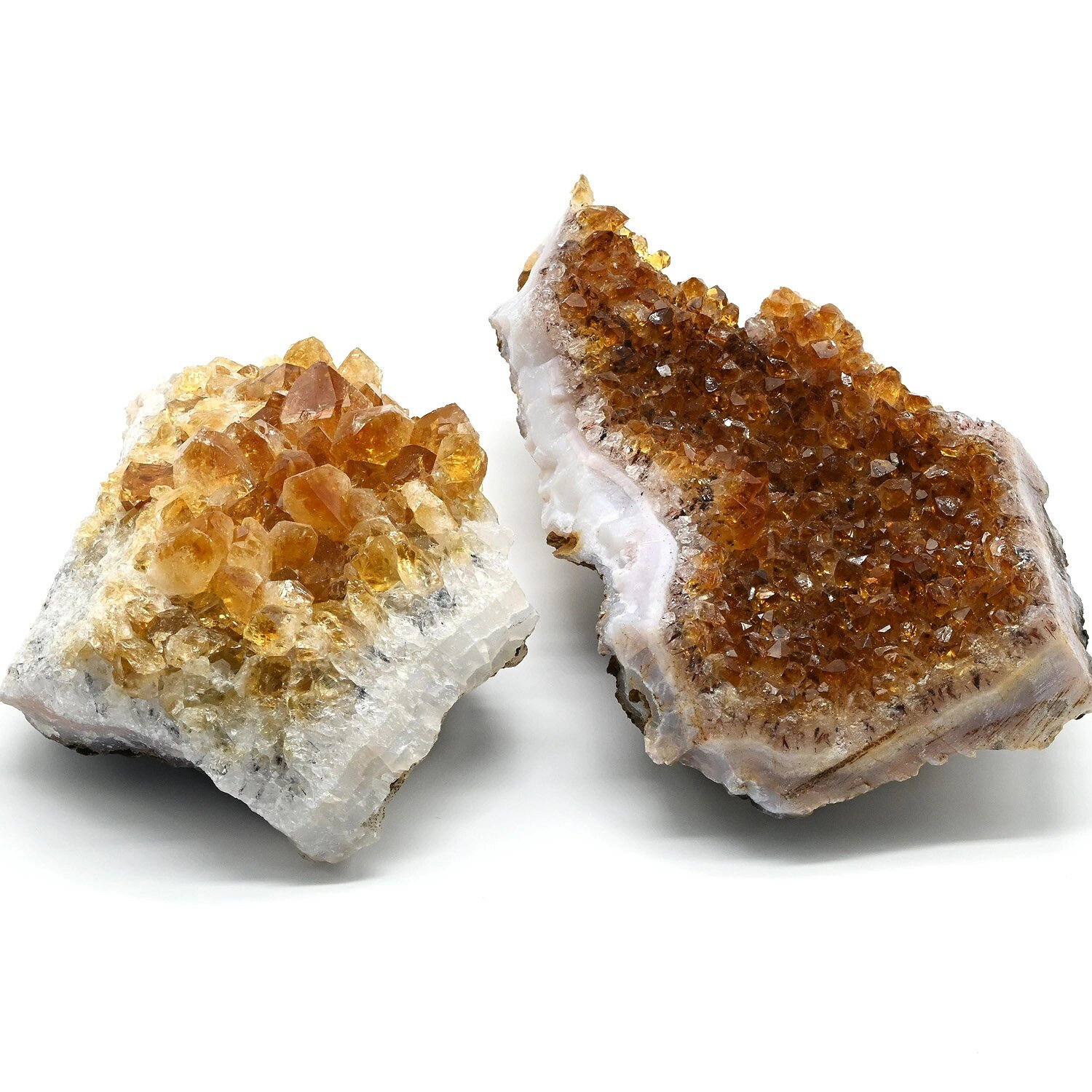 Друза цитрин 89*72*36мм, 240-259г, (L) .