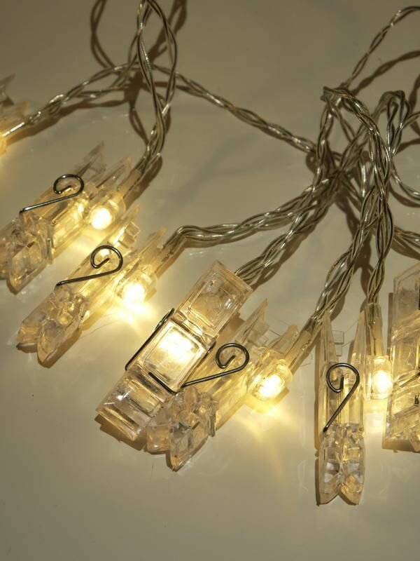 Гирлянда «Прищепки» ILD-10WW-BO-PN 10LED тепл. бел. 1.8м IP20 (2хАА не в компл.) SHLights 4690601047168