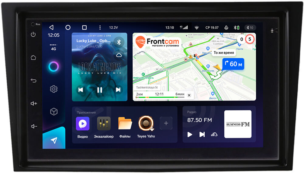 Штатная магнитола Opel Antara 2006-2017 (черная, с ребром) Teyes CC3L 4/32 7" RP-11-028-213 Android 10 (DSP, AHD)