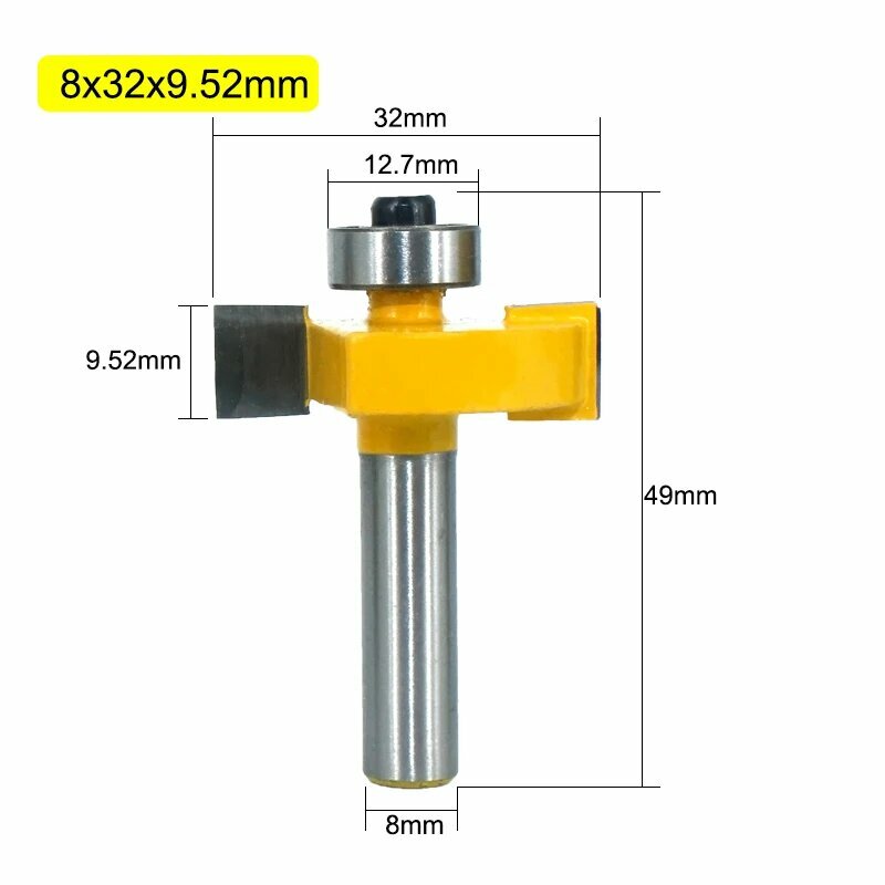 T-фреза для дерева 8x32x9.52mm LaVie MC02091
