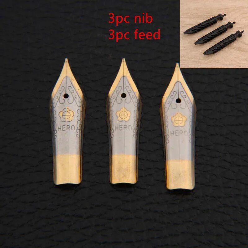 Иридиевые перьевые ручки Chouxiongluwei, набор из 3 штук 3pc