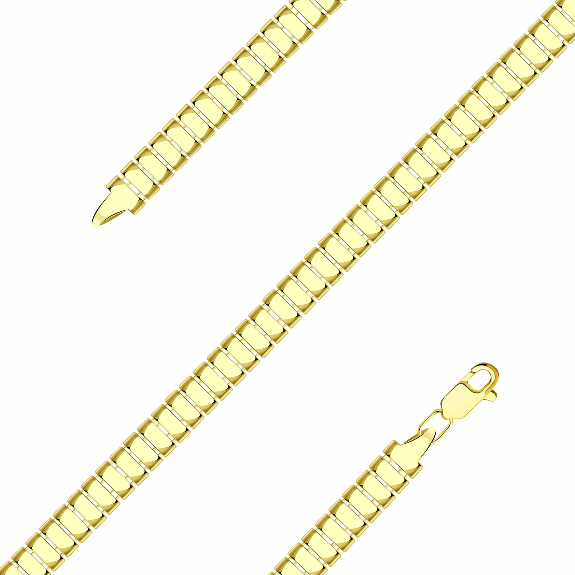 Браслет, желтое золото, 585 проба