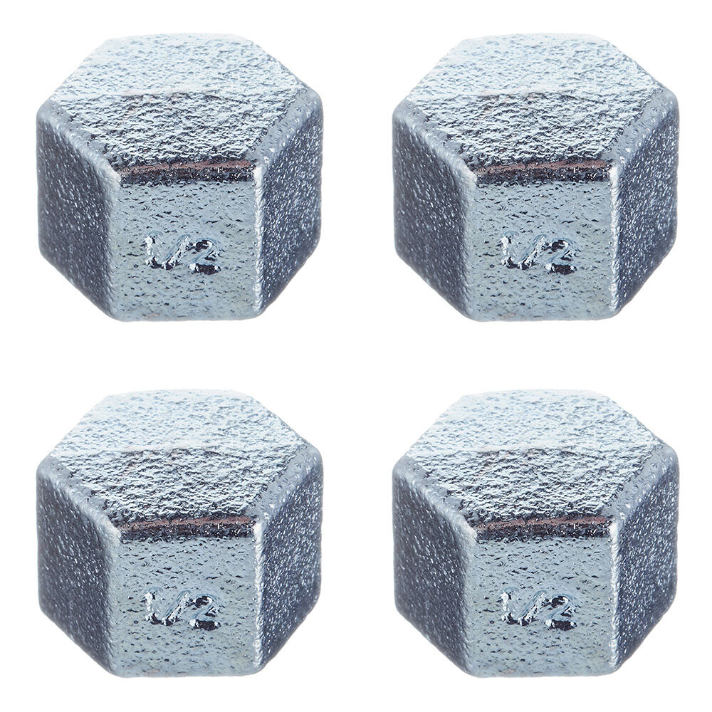 Заглушка 1/2 ВР(г) чугунная оцинкованная (4 шт.)