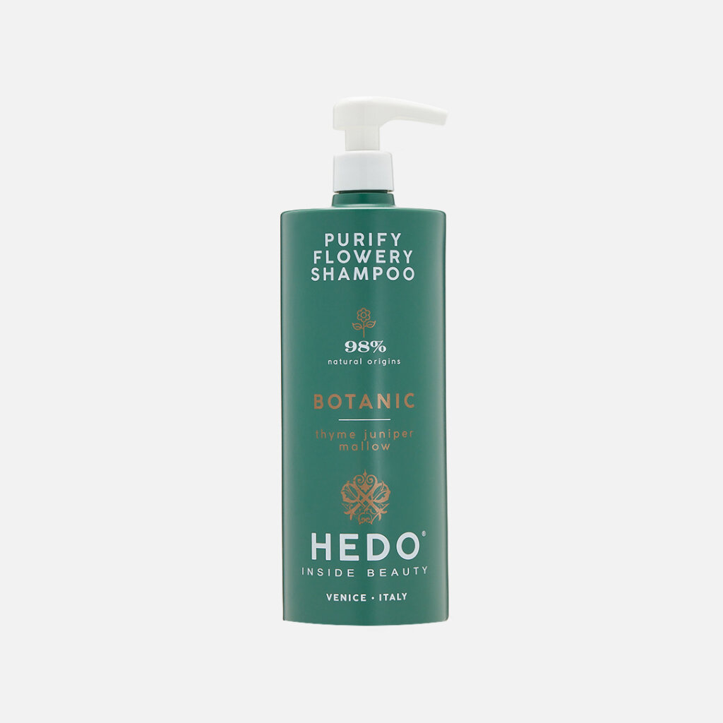 Шампунь для волос против перхоти HEDO INSIDE BEAUTY "PURIFY FLOWERY SHAMPOO", линия BOTANIC