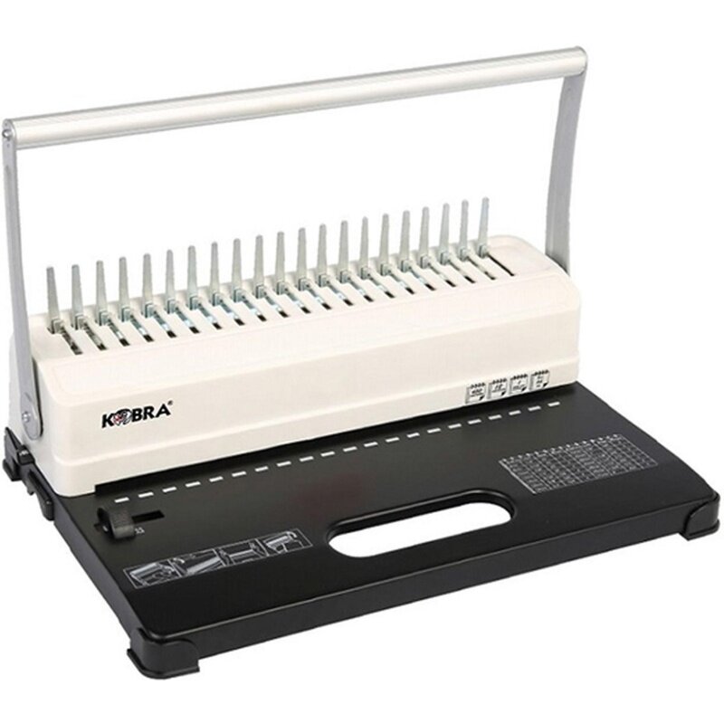 Брошюровщик Kobra А4, 12 л/450л, пластиковая пружина (Queenbind H500)