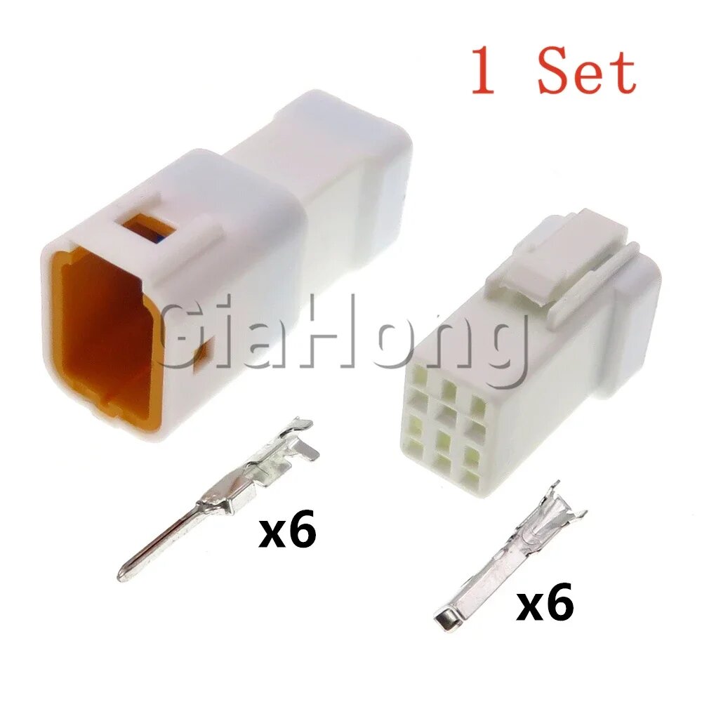 Автомобильные водонепроницаемые разъемы JST 2/3/4/6/8 способов 6P Female Male