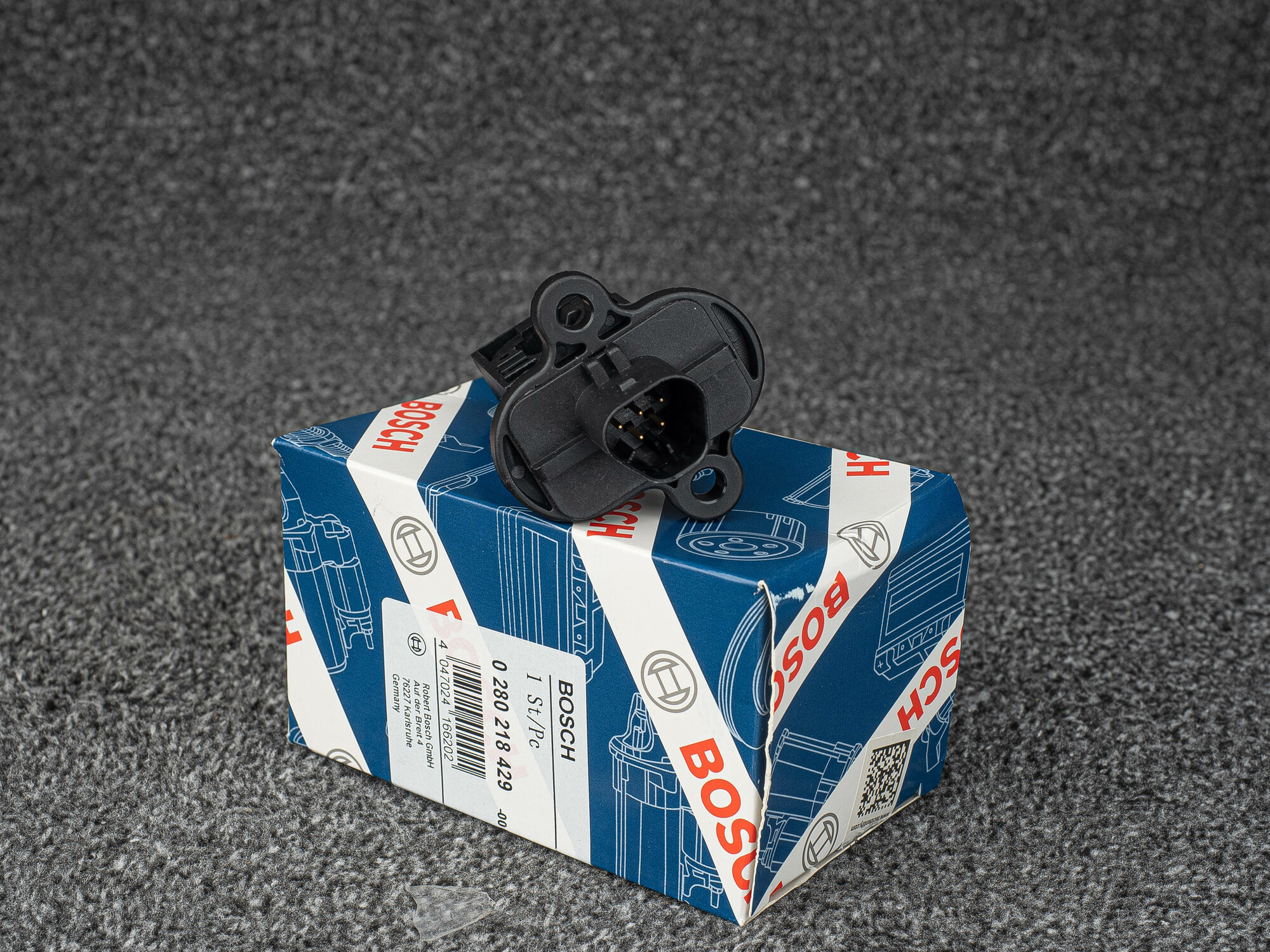 Датчик расхода воздуха BOSCH 0280218429 Opel Astra, Corsa, Mokka, Zafira / Chevrolrt Aveo, Cruze, Orlando 1.2-1.8