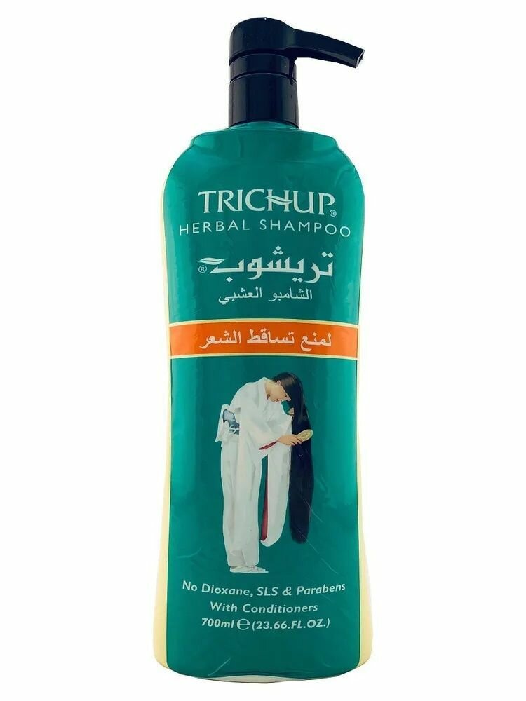 Trichup Herbal Shampoo HAIR FALL CONTROL Vasu индия /Травяной шампунь контроль выпадения волос Тричуп Васу, 700 мл