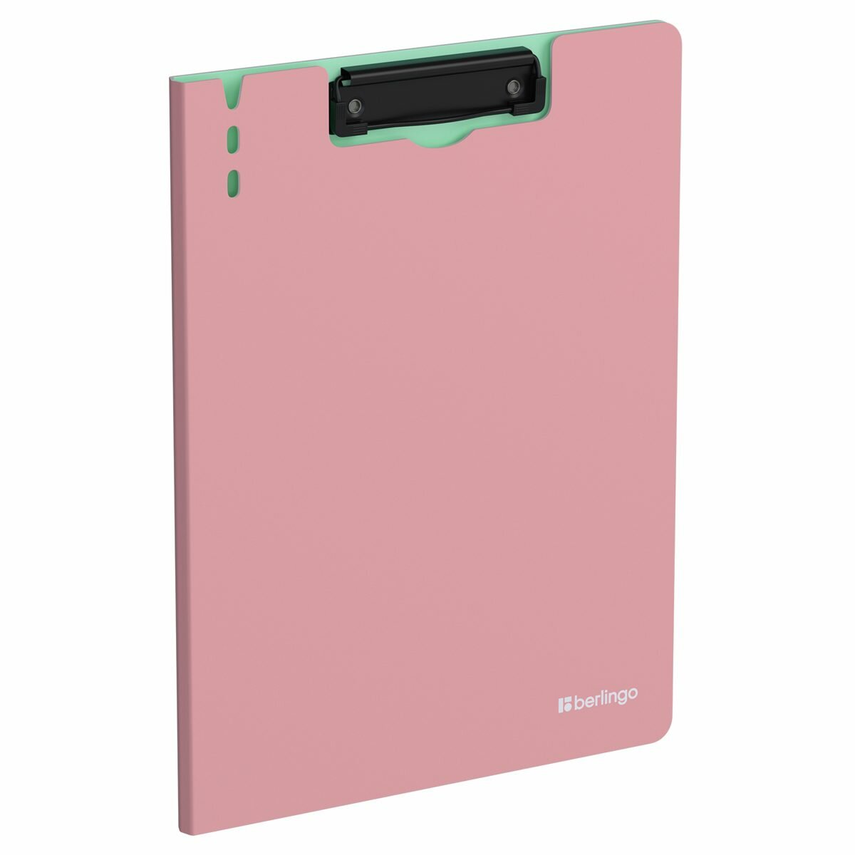 Папка-планшет Berlingo Haze (А4, пластик, с зажимом) розовая (PPf_93923)