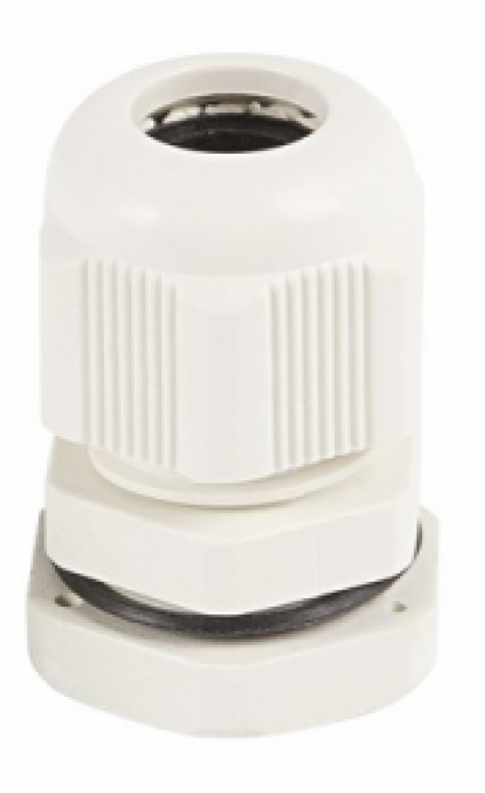 Сальник REXANT / Рексант для ввода кабеля в щитовое оборудование, пластик серый, степень защиты IP68, резьба PG 11 с шагом 1.41мм, диаметр 5-10мм / электрика