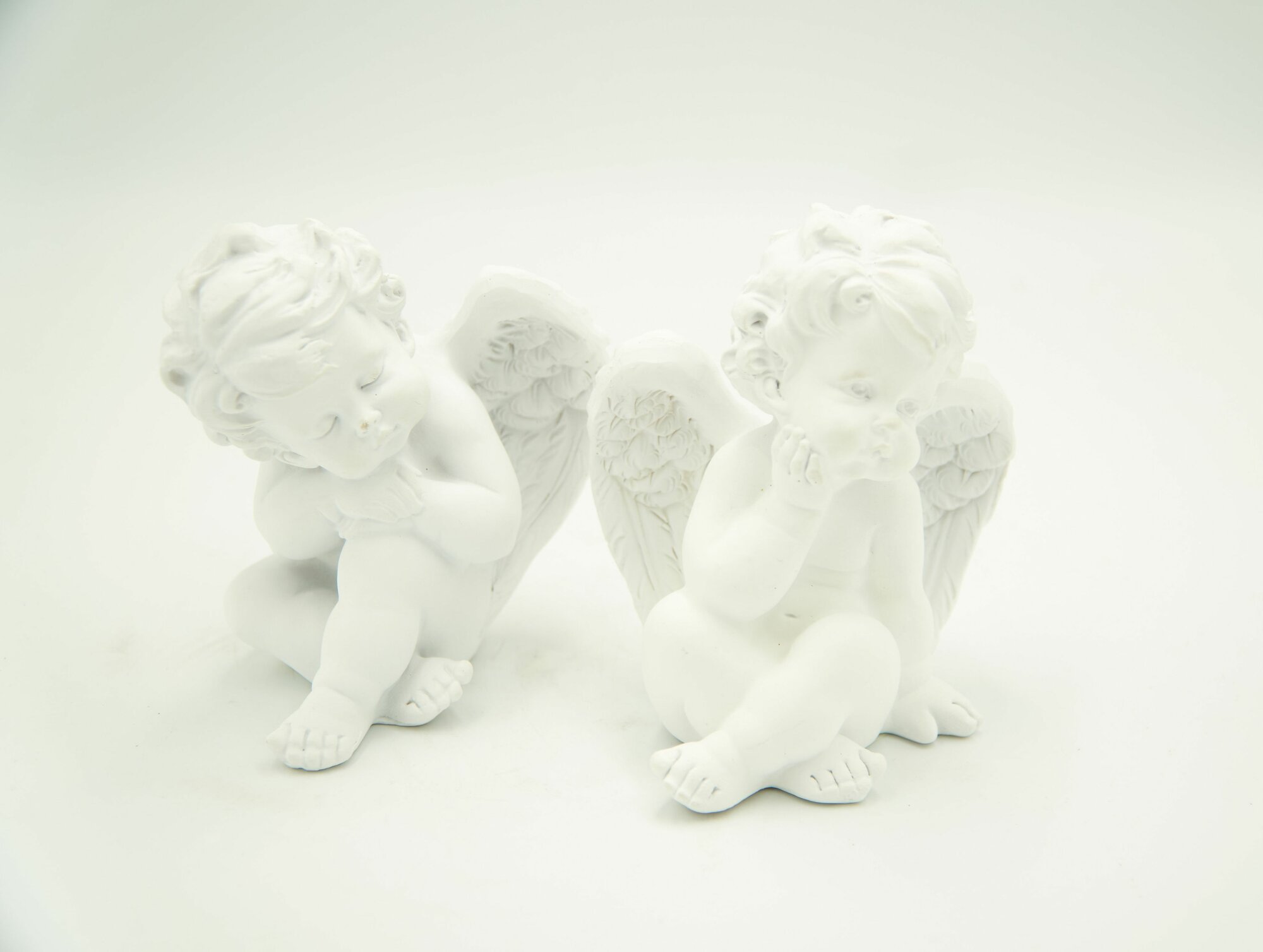 Фигурка декоративная "Милые ангелочки", высота 11 см, 2 штуки, Country Artists