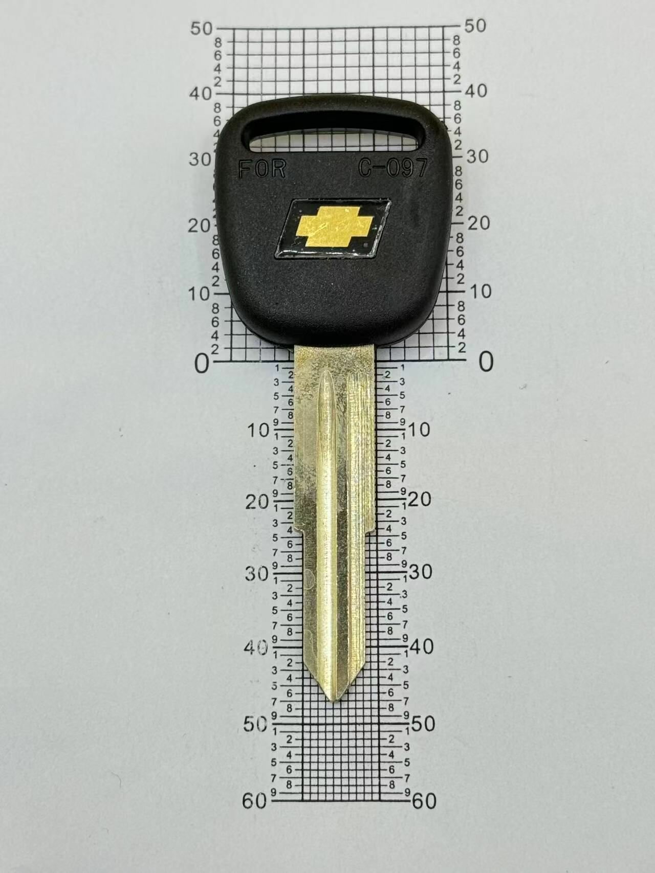Авто ключ DAE4DP1_DW1RP140_DWO5RAP_DW1LAP CHEVROLET пл. лого. зол.(C-097) (без площадки от головы), (5шт.