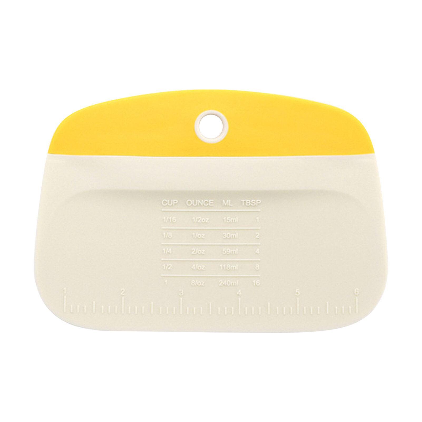 Универсальный скребок для теста из прочного полипропилена 15x10,5 см удобный инструмент для выпечки, обработки теста и создания идеальных форм