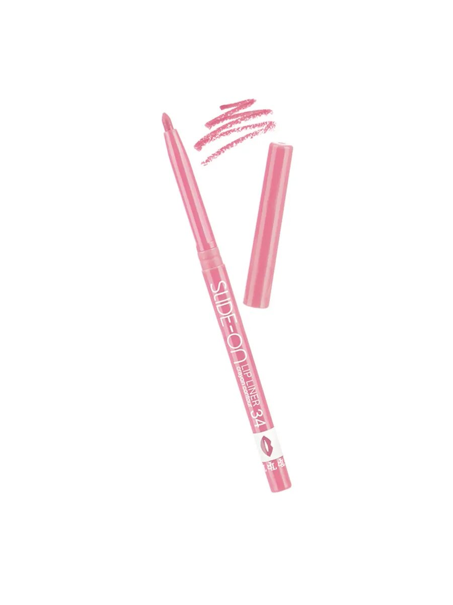 Triumph Карандаш контурный для губ Slide-on Eye Liner тон 34 розовый