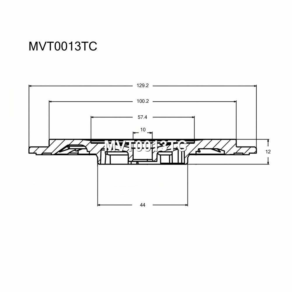 Маслоотражатель турбокомпрессора Krauf MVT0013TC
