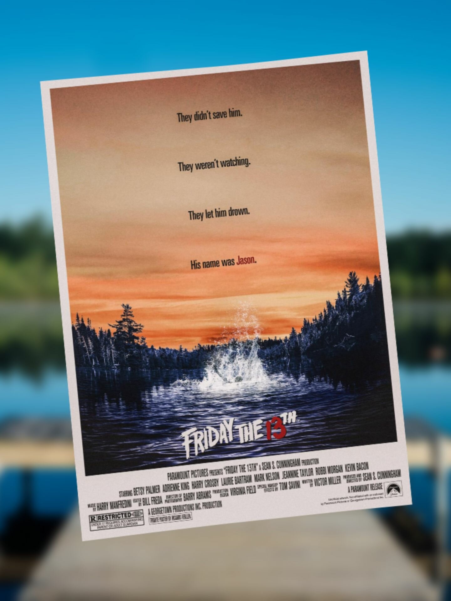 Постер pinterest "Пятница, 13-ое", 29.7х42см, А3, глянцевый