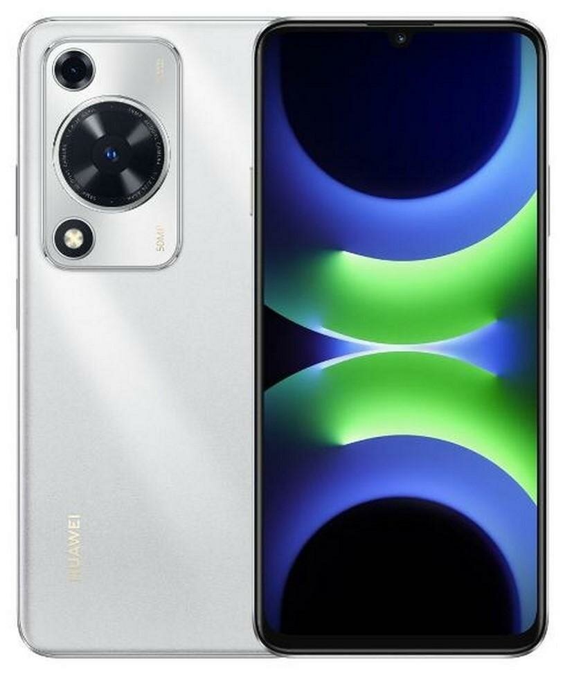 Смартфон HUAWEI NOVA Y63 6/128 Гб Серебряный 2 sim 6.75″ IPS LCD, 90Hz 2G, 3G, 4G 6000 mAh