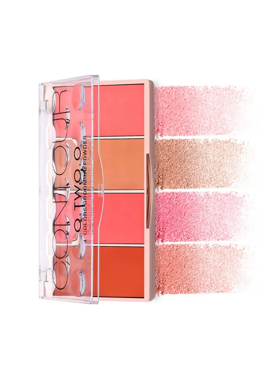 Хайлайтер O.TWO.O палетка 4 оттенка 24 г