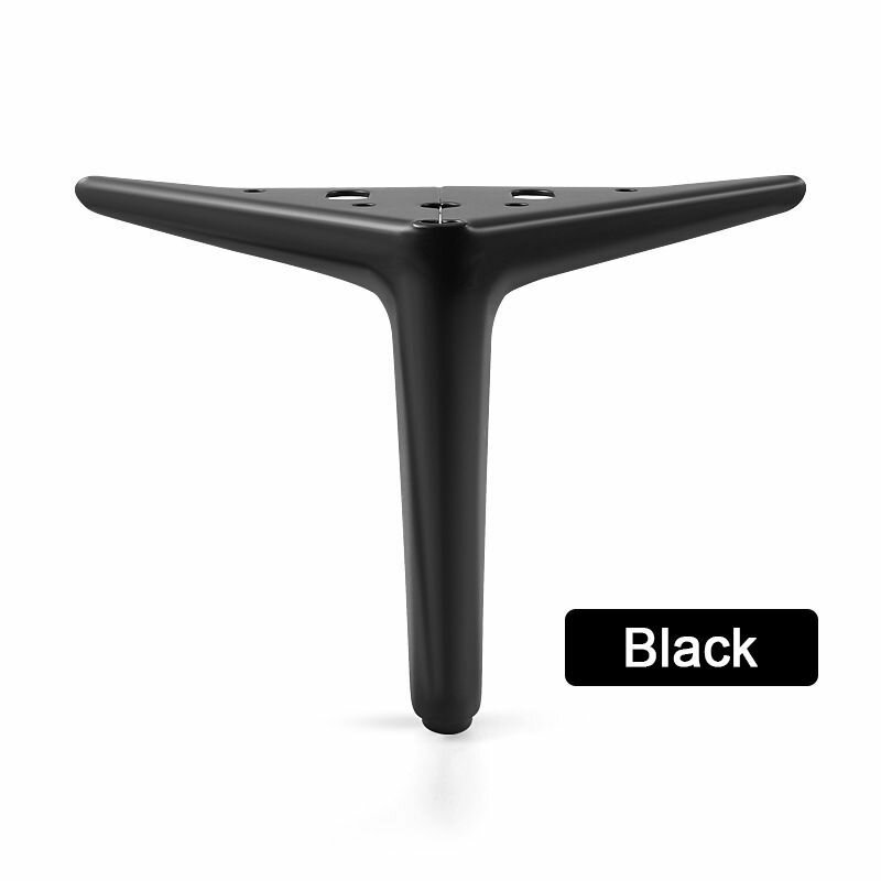 Ножки мебельные треугольные для стульев, диванов, тумбочек, кроватей (высота 12-25см) 4 шт в трех цветах