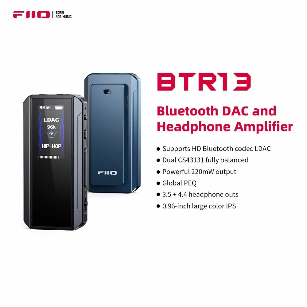 Fiio MP3-плеер, черный — фото 1