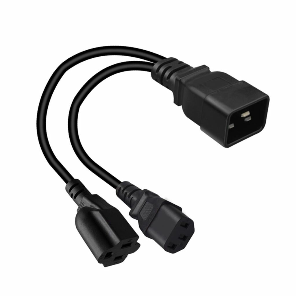 Кабель сплиттера адаптера питания, от C20 в C13 и 5 15R преобразователь заглушки, передача провода