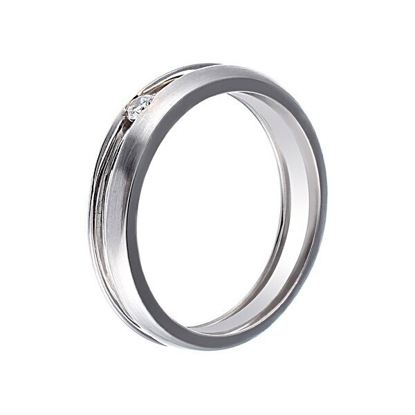 Кольцо, белое золото, 585 проба, бриллиант