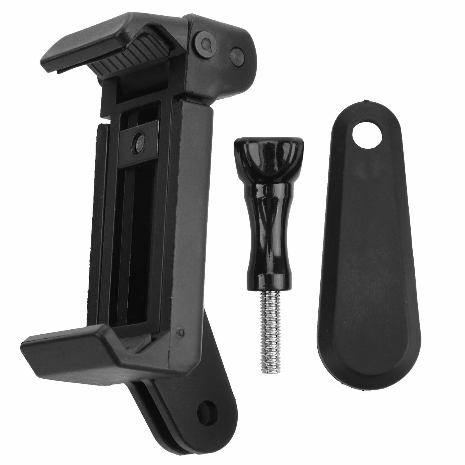 Держатель для мобильного телефона с креплением на штатив, универсальный, с противоскользящей силиконовой вставкой, подходит для телефонов шириной 5-9,3 см