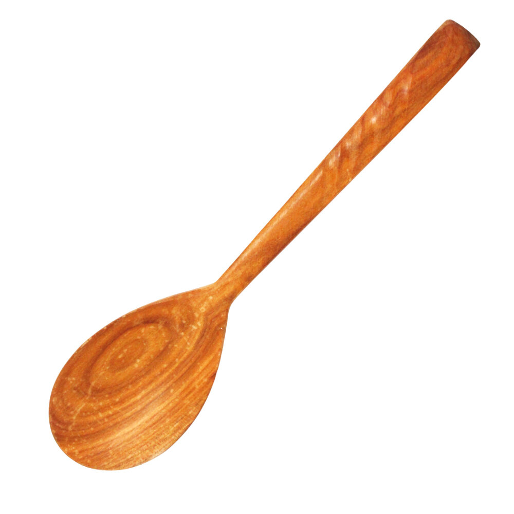 Деревянная ложка из цельного дерева "Мешалка", Абрикос, 20 см