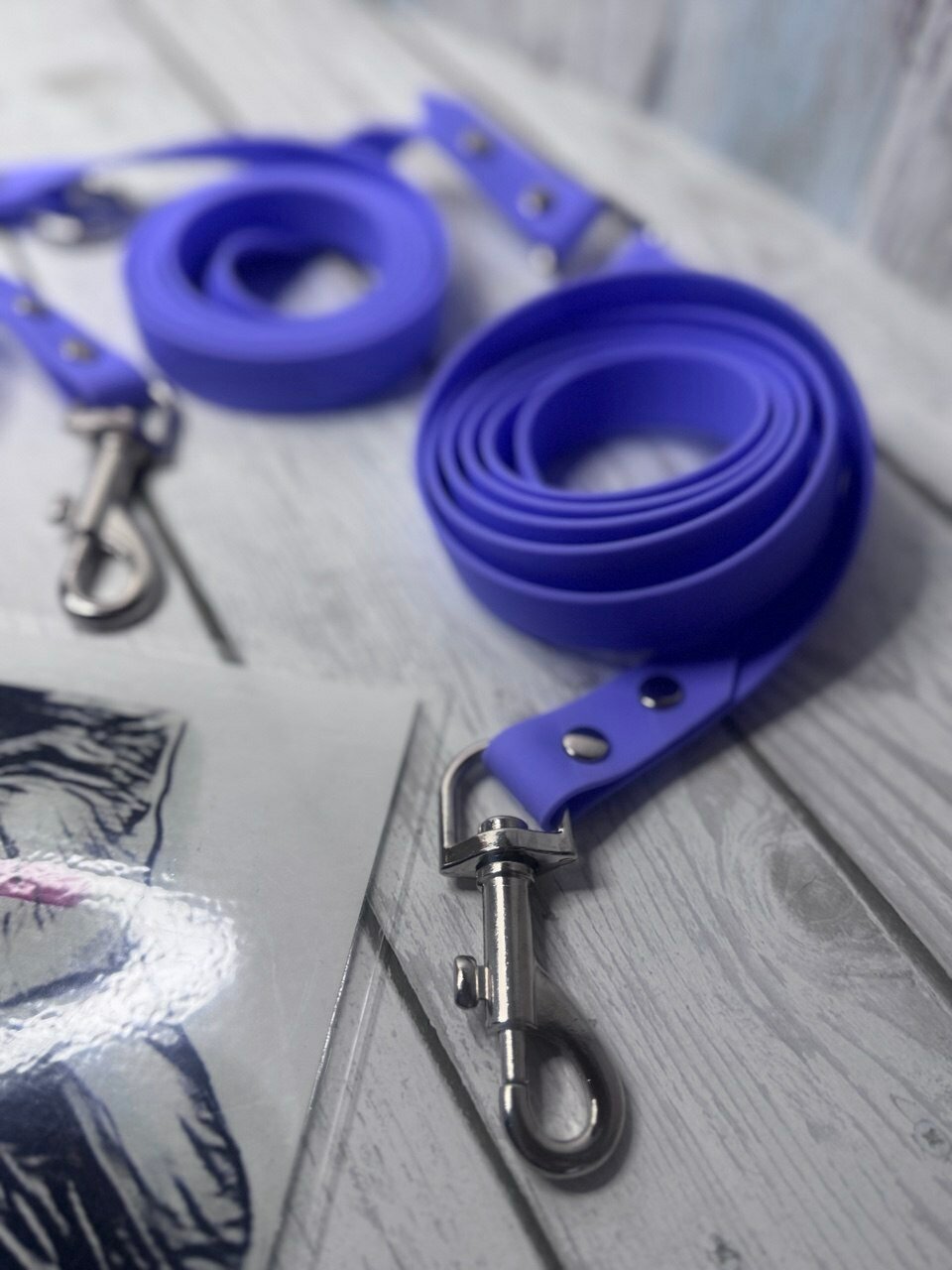 Поводок "The ДЕД", 2в1 для двух собак, биотан, длина 3,5 м, влагостойкий