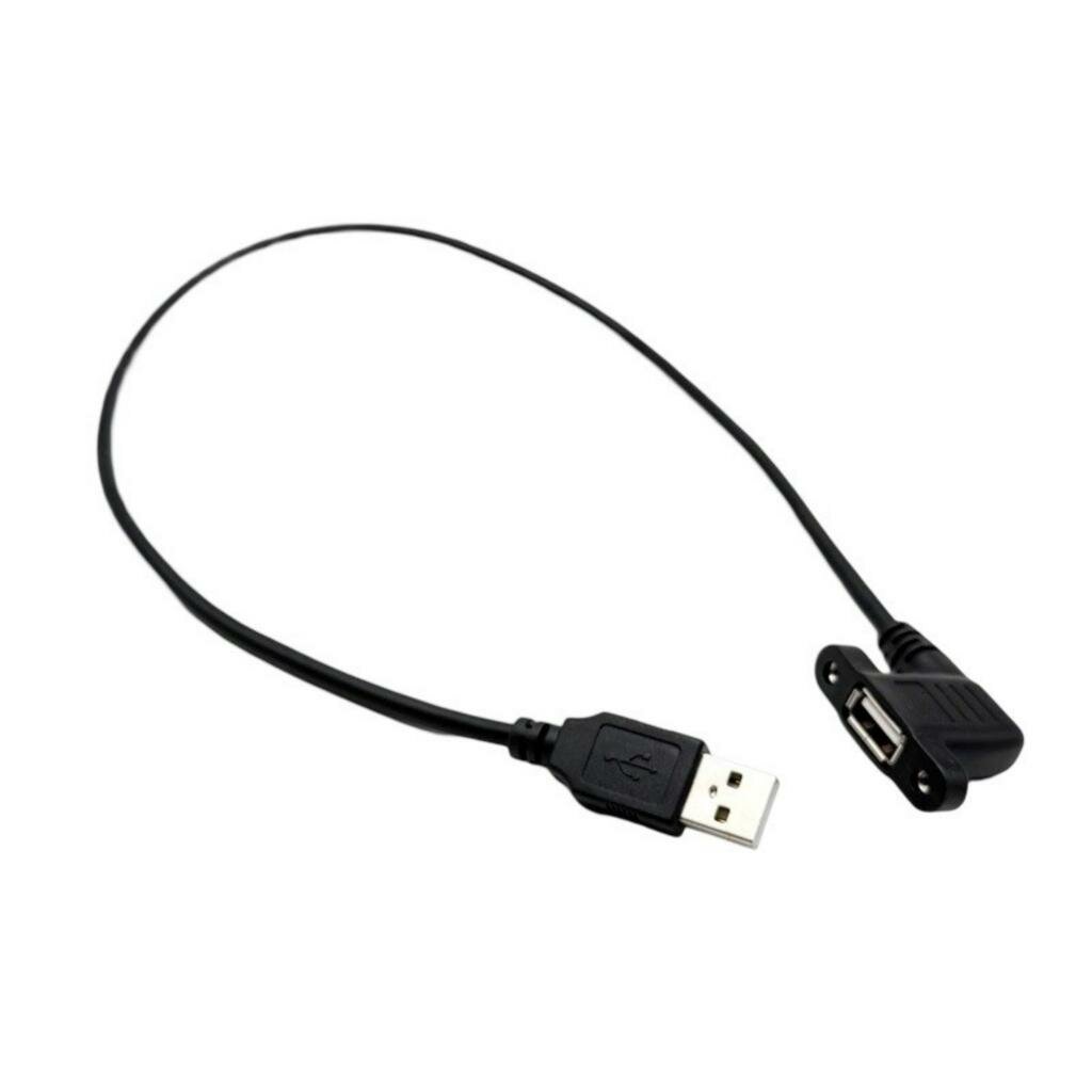 USB-кабель для зарядки и передачи данных (30/50 см) с креплением, 0.3m