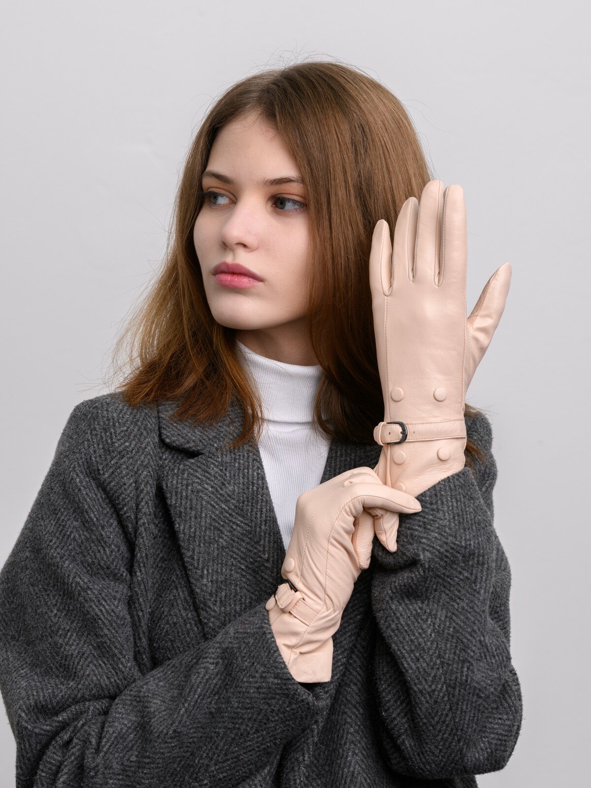 Перчатки Кожаные перчатки для женщин