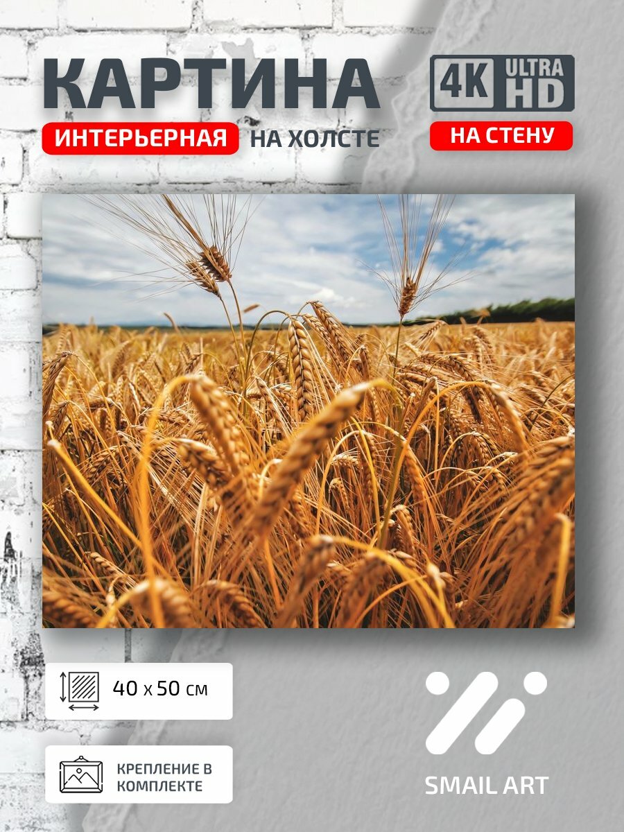 Картина на холсте интерьерная 40 на 50 на стену План Landscape для спальни пейзаж интерьер