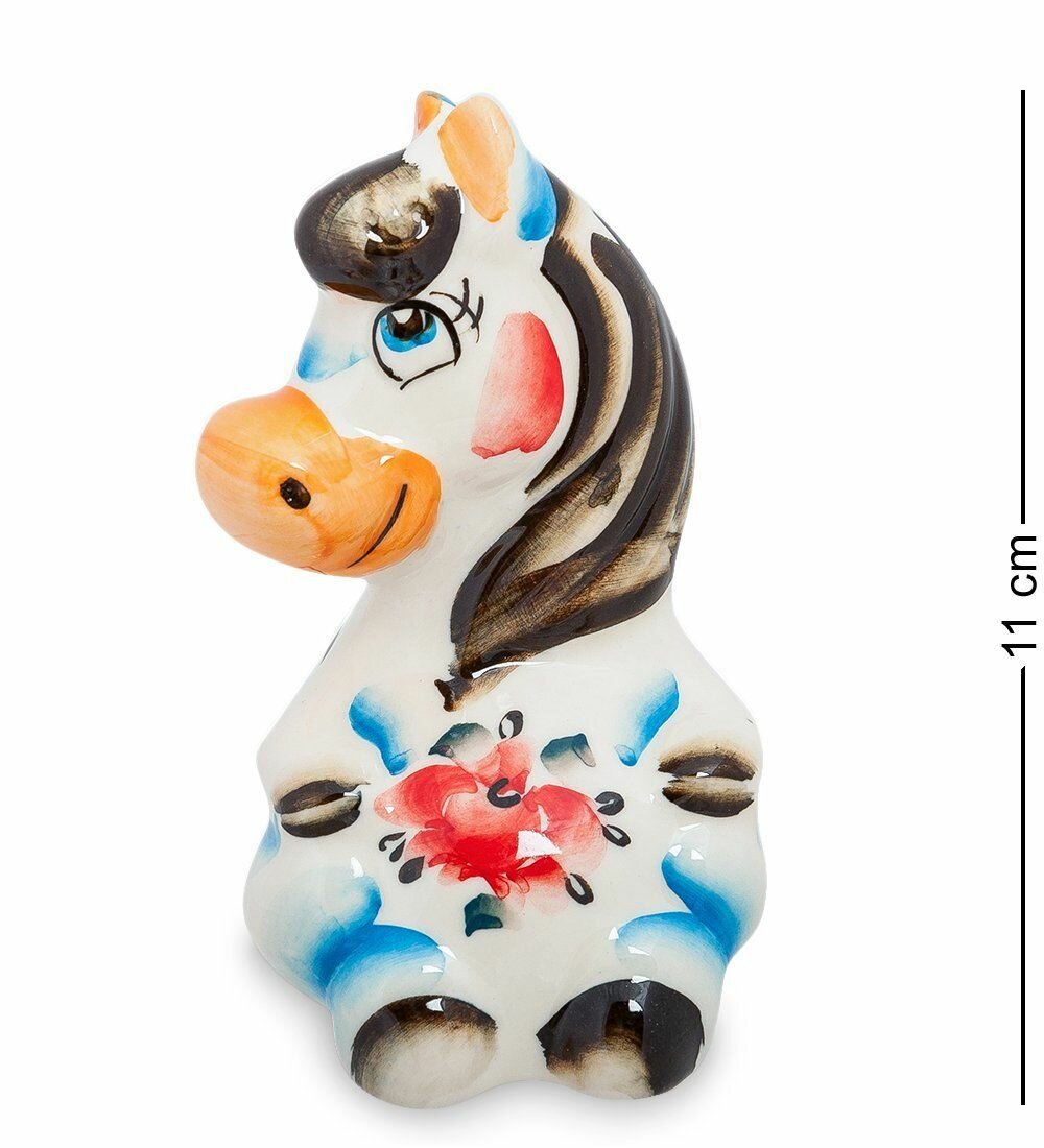 Фигурка "Лошадка-Маруся" цв. (Гжельский фарфор)