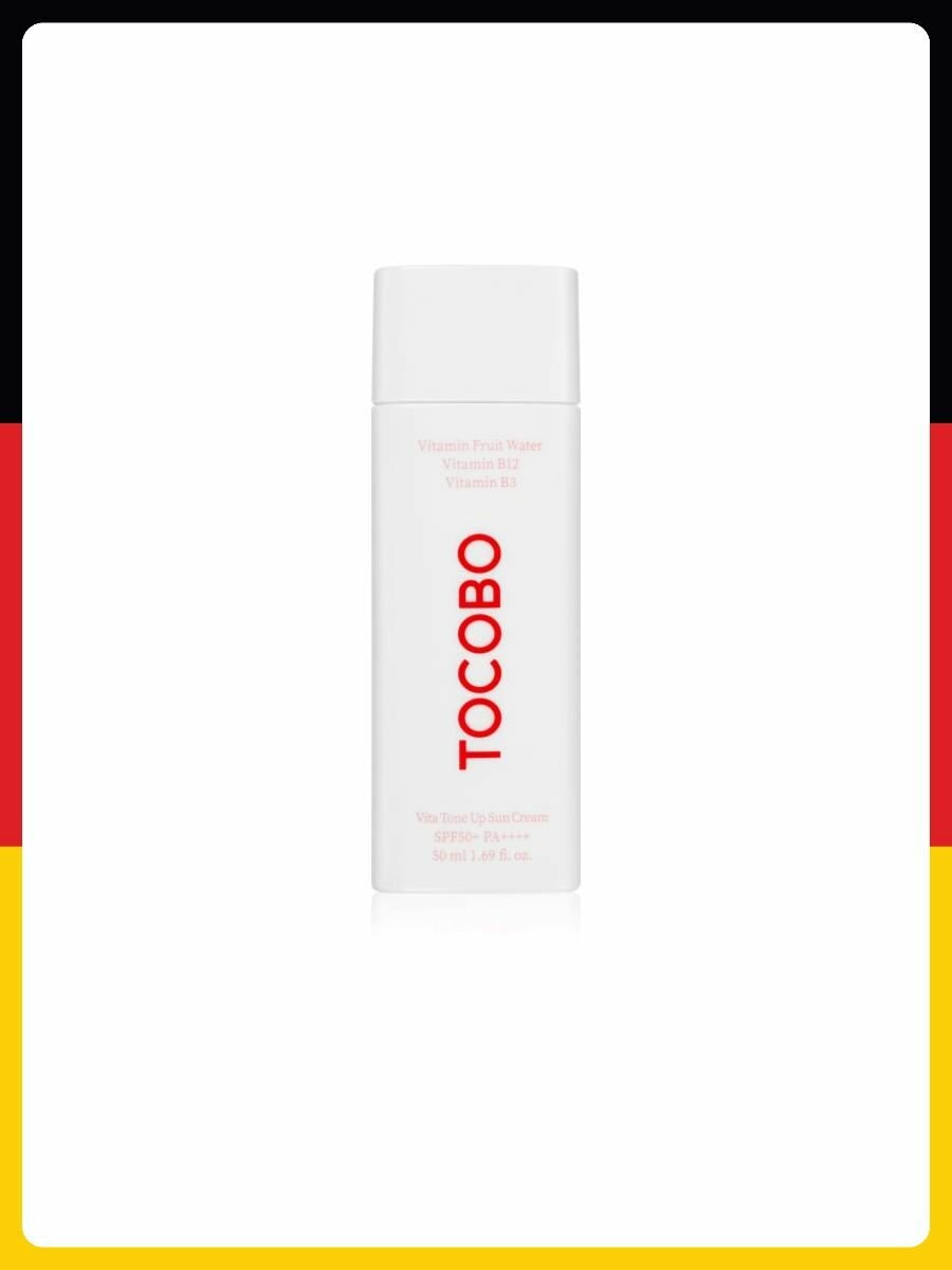 Средство солнцезащитное TOCOBO Vita Tone Up Sun Cream Light protective gel cream to even out skin tones SPF 50, 50 мл