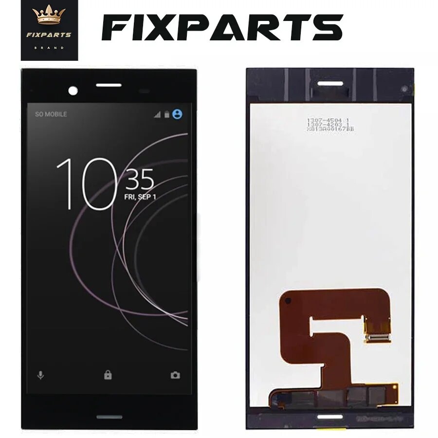 Черный ЖК-дисплей для Sony Xperia XZ1 G8341/G8342