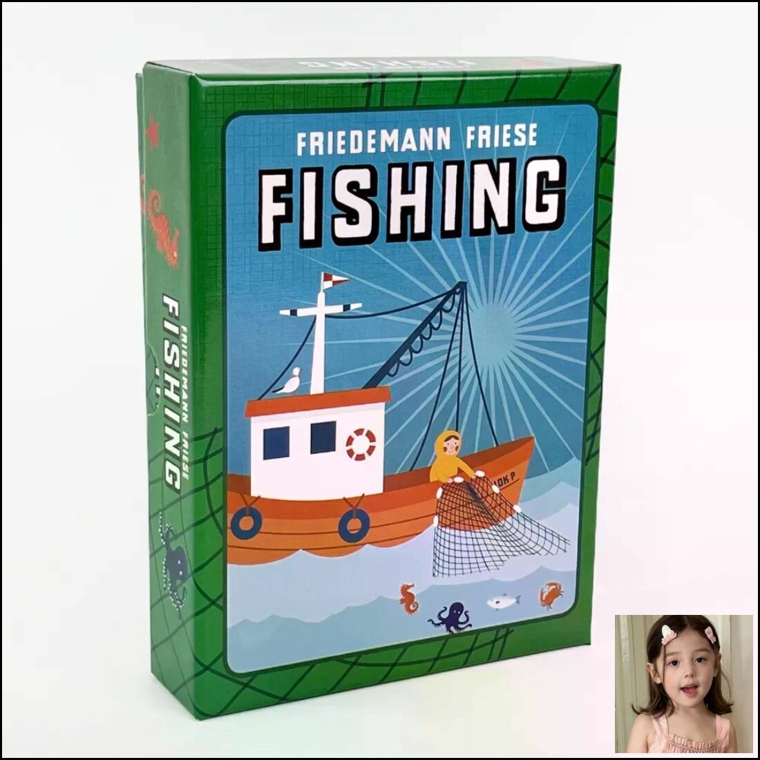 Настольная игра Fishing: Премиум-издание с тиснением! Прочная коробка, 3-5 игроков, 40-60 мин. Вечеринка!