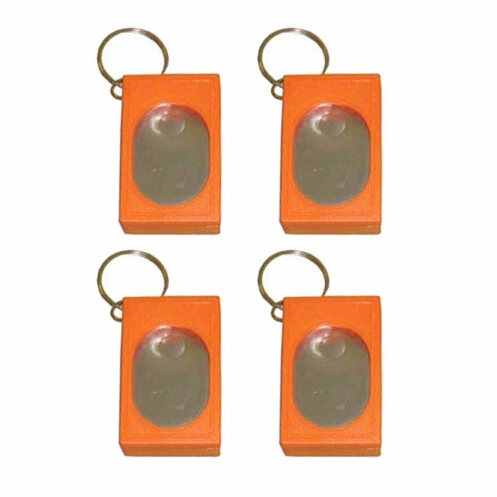 1 комплект из 4-х квадратных звуковых тренажеров для домашних животных-оранжевый
