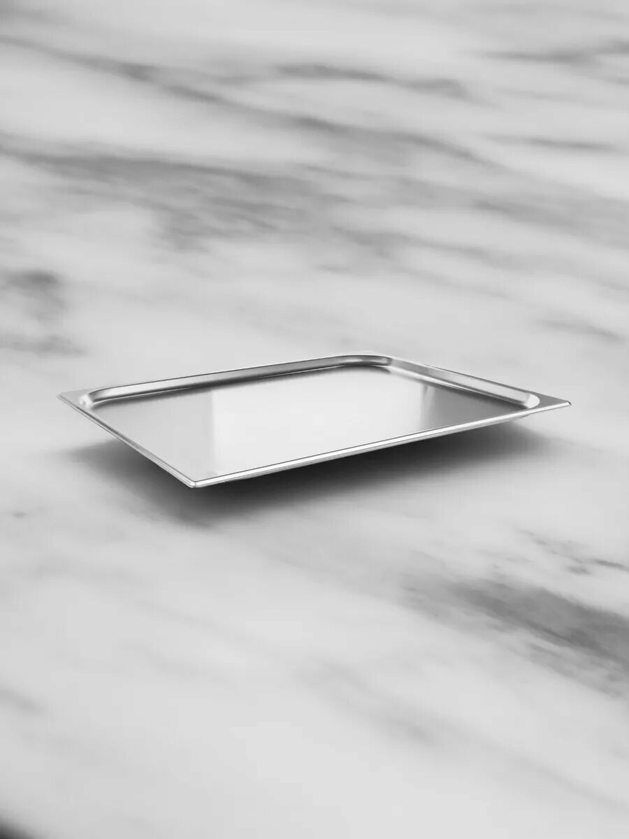 Гастроемкость GN 2/1 Prohotel, из нержавеющей стали, 65x53x2 см