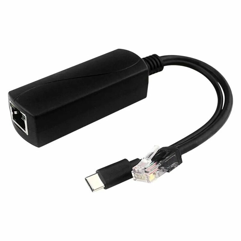 Гигабитный разветвитель POE 5V3A, 1000 Мбит/с, Питание типа C через Ethernet для для для IPкамеры для