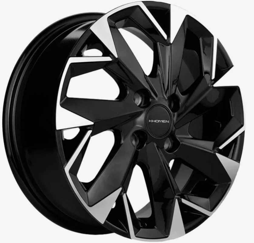 Диск колесный Khomen Wheels KHW1402 (Vaz-Datsun) 5,5x14 4x98 Dia58.5 ET35 цвет Black-FP