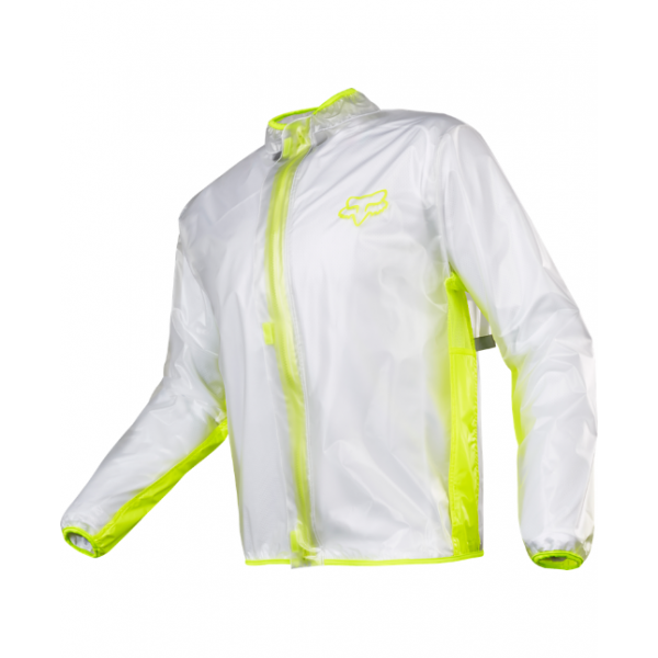 Велодождевик Fox Fluid MX Jacket Clear (10033), цвет Жёлтый, размер одежды S