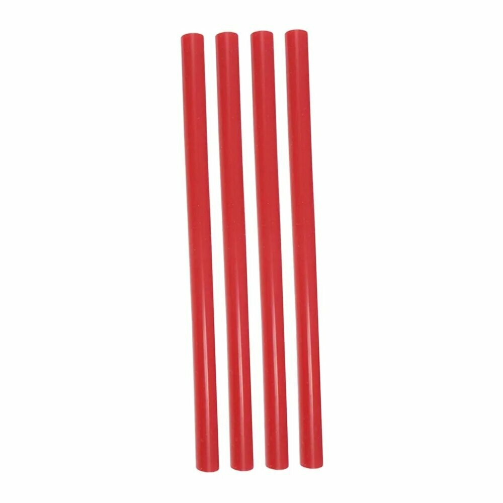 Защитный чехол для газовой горелки, силиконовая трубка, термостойкая, красная, 4 шт.