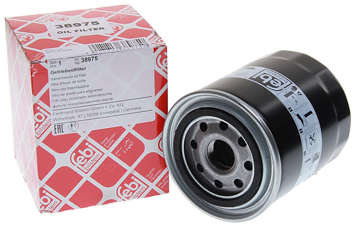 Фильтр масляный КПП ! Scania GR801. GRS890/890R Febi арт. 38975