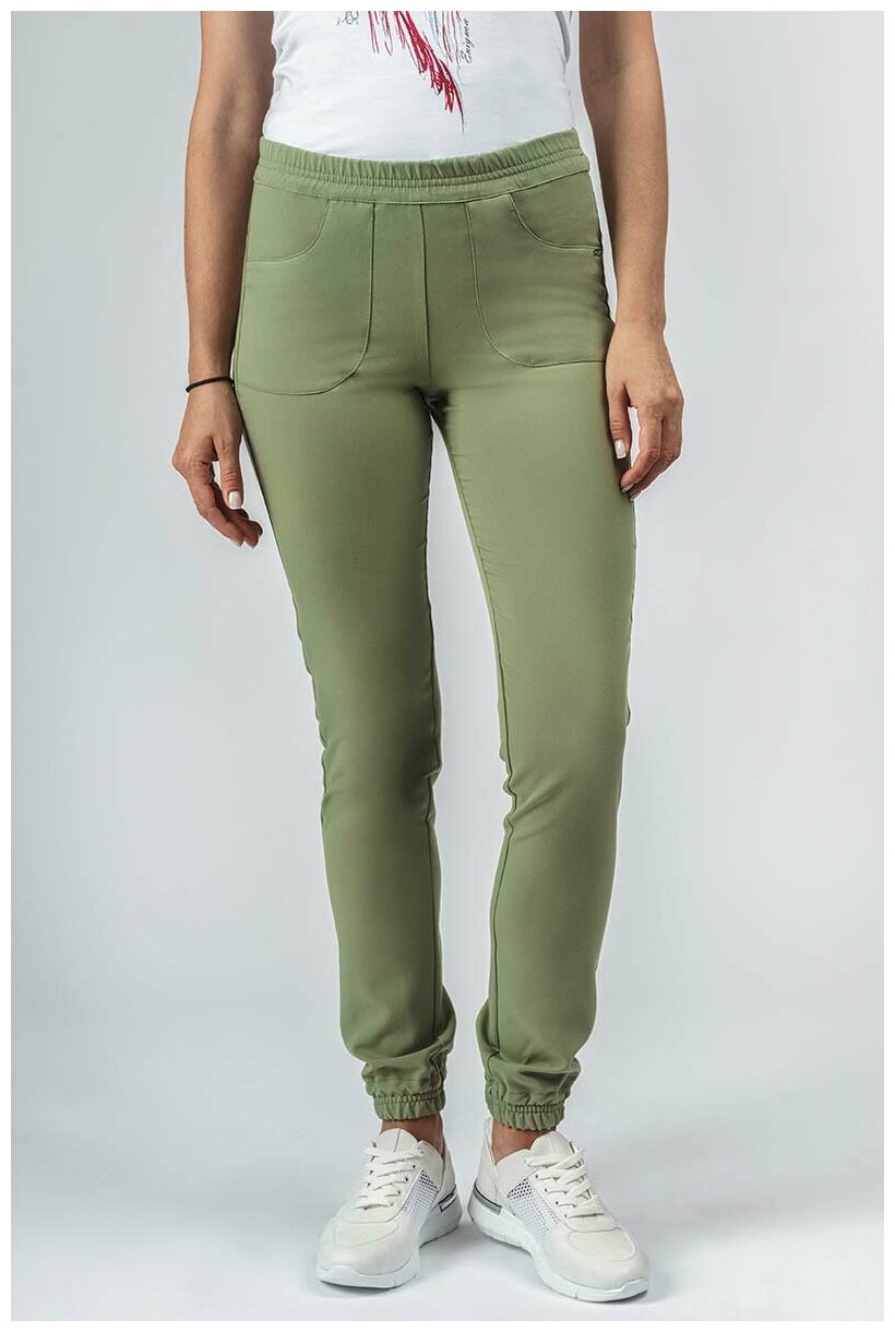 ENIGMA брюки женские 320014 (42, Оливковый)