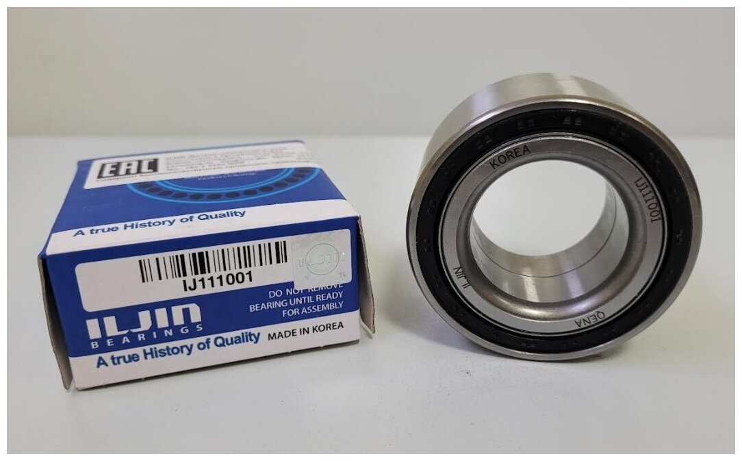 Подшипник передней ступицы Киа Рио 2006-2014, Хендай Солярис 2011-2014, Хендай Гетц 2002-2006, Киа Пиканто 2006-2011 / арт. IJ111001 / бренд ILJIN / OEM 5172002000